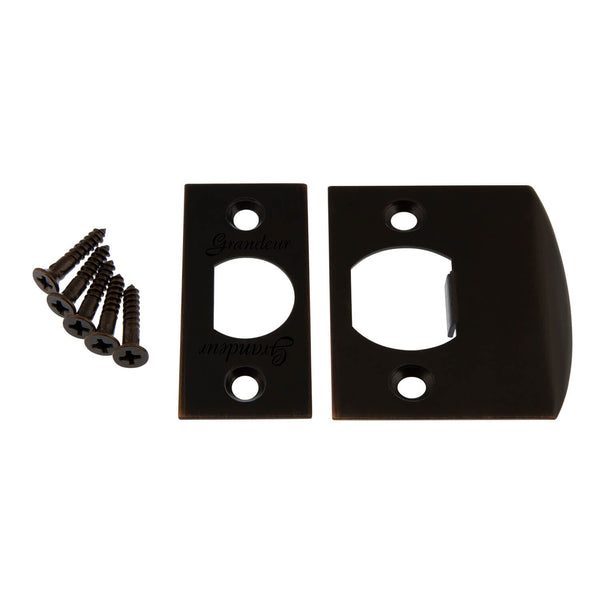 Square Latch Kit in Timeless Bronze - Grandeur Hardware