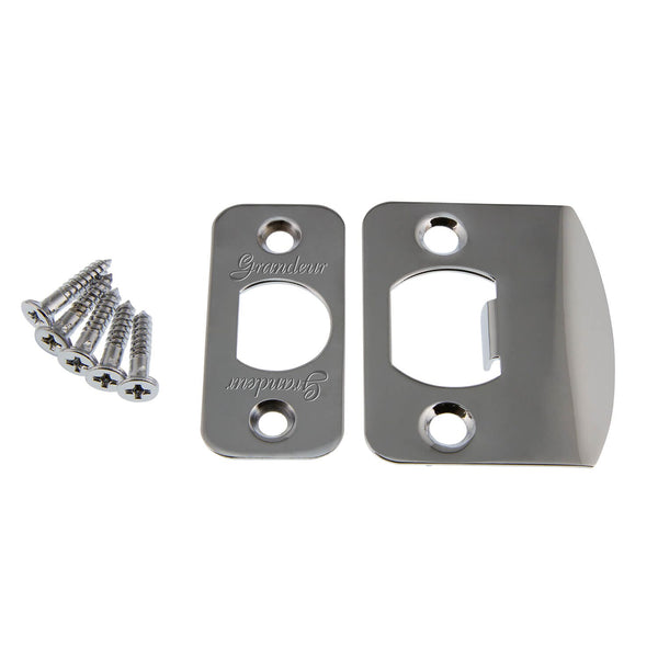 Round Latch Kit in Bright Chrome - Grandeur Hardware