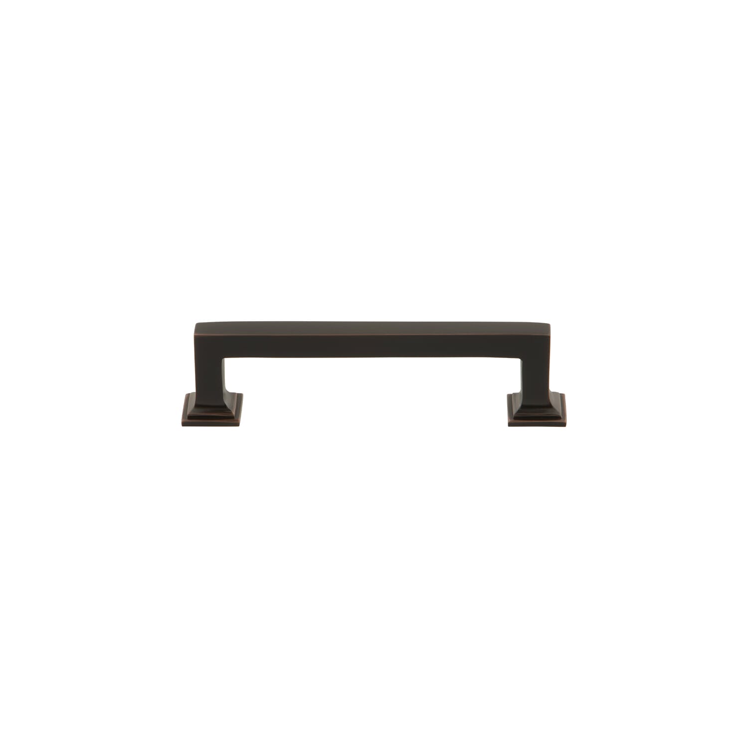 Geneva 4" Brass Handle Pull on center in Timeless Bronze - Grandeur ...